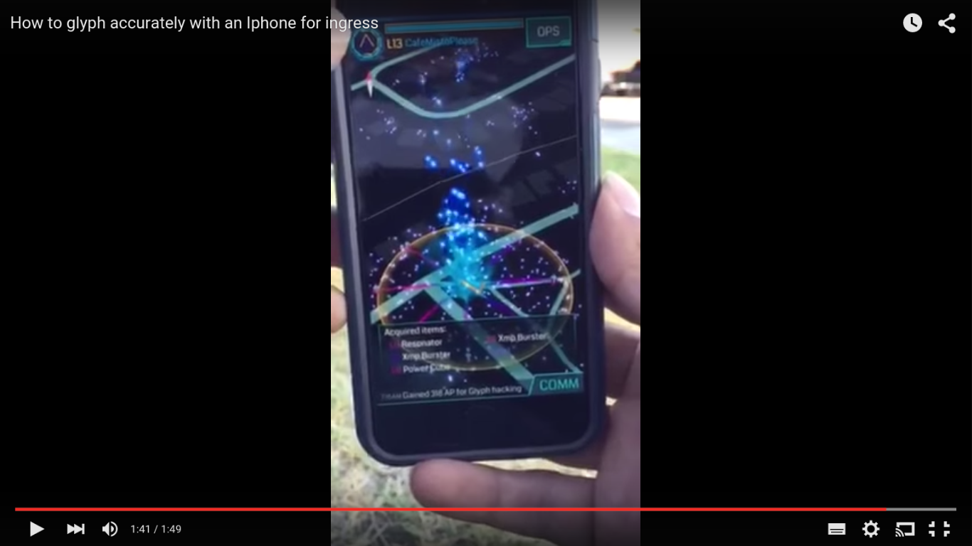 ingress:これはズルい！iPhoneでカンニングしながらグリフハックするワザ | charingress.tokyo